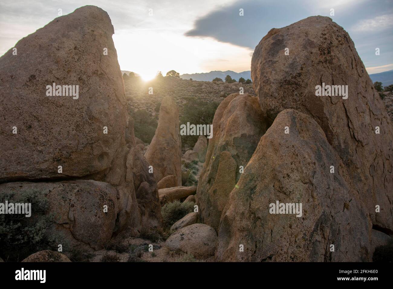 The Druid Stones is a good place for rock climbing around Bishop, CA ...