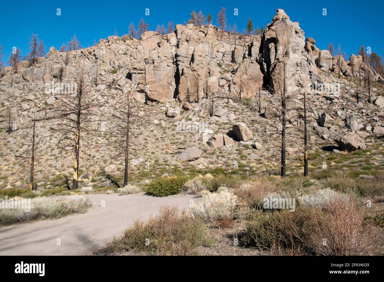 Clark Canyon is a popular place to go rock climbing in Mono County, CA ...