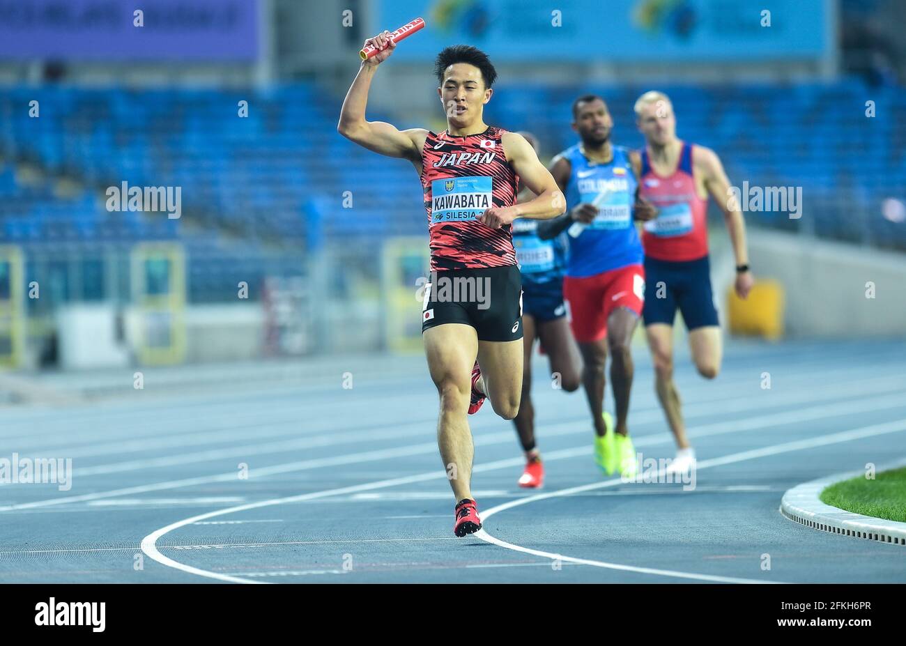 4x400 men relays hi-res stock photography and images - Alamy