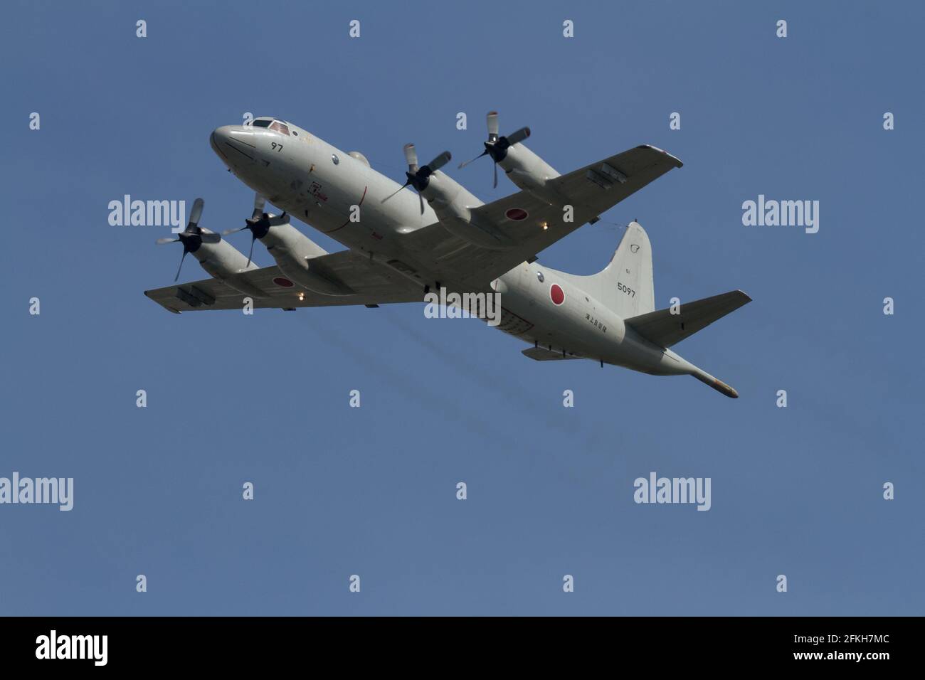 A Lockheed P-3C Orion reconnaissance aircraft with Fleet Air-wing 4 of ...