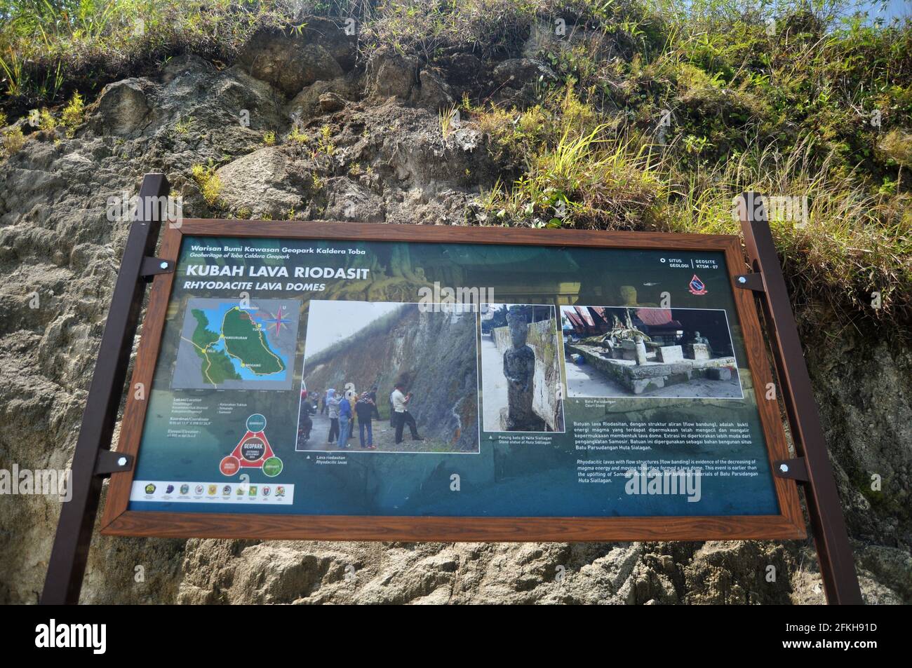 Information and route Map of Simanindo Samosir island label for ...