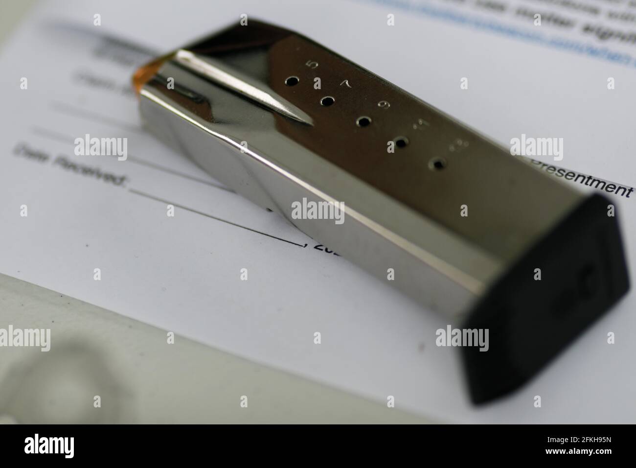 Pistol magazine hi-res stock photography and images - Alamy