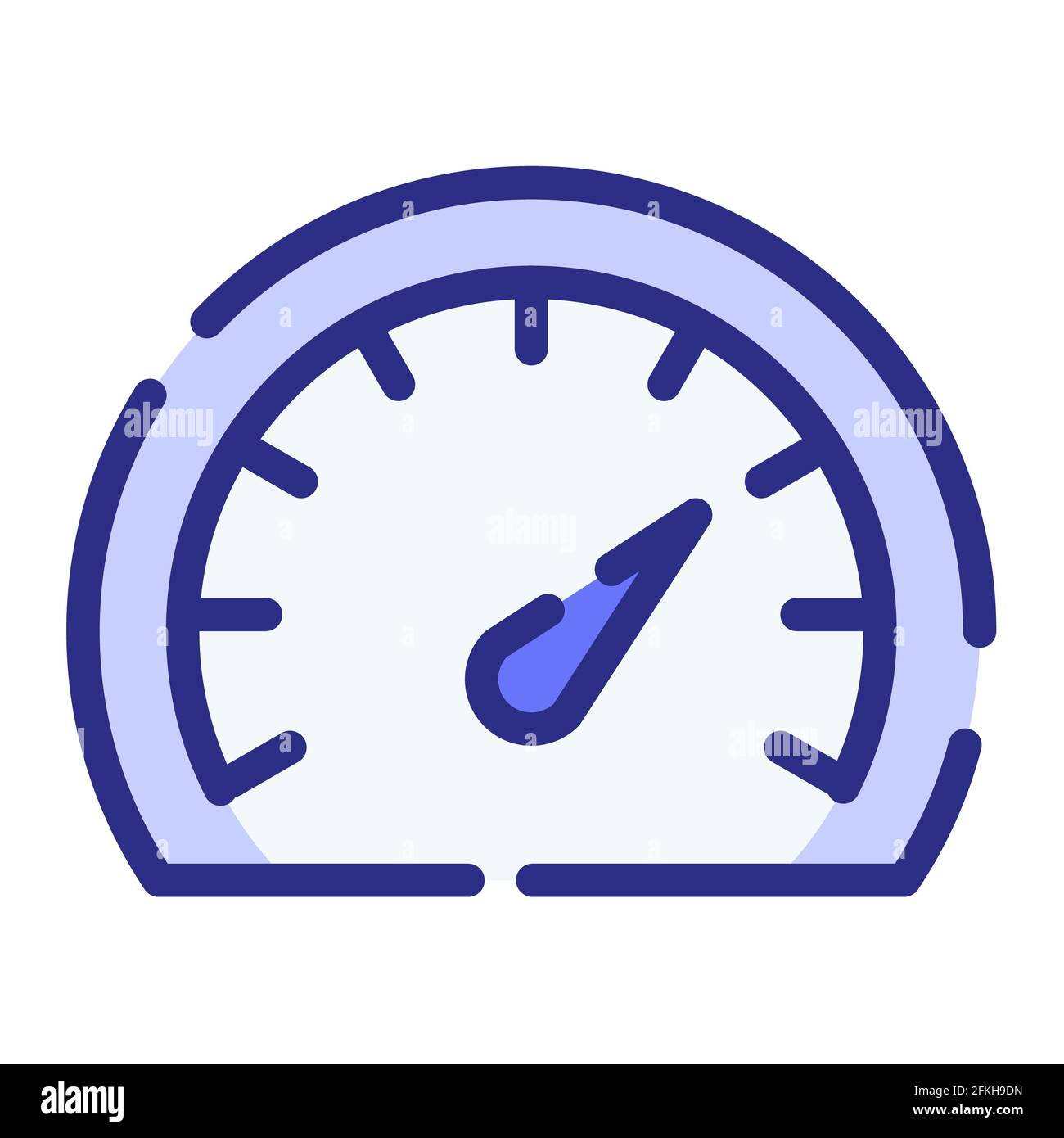 seo speed performance optimize single isolated icon with dash or dashed line style vector ...