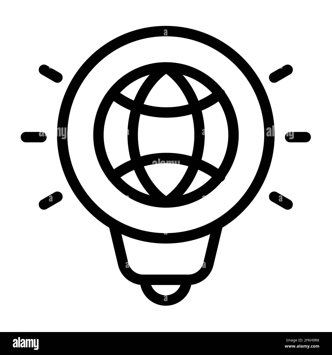Black seo optimization icon isolated Black and White Stock Photos ...