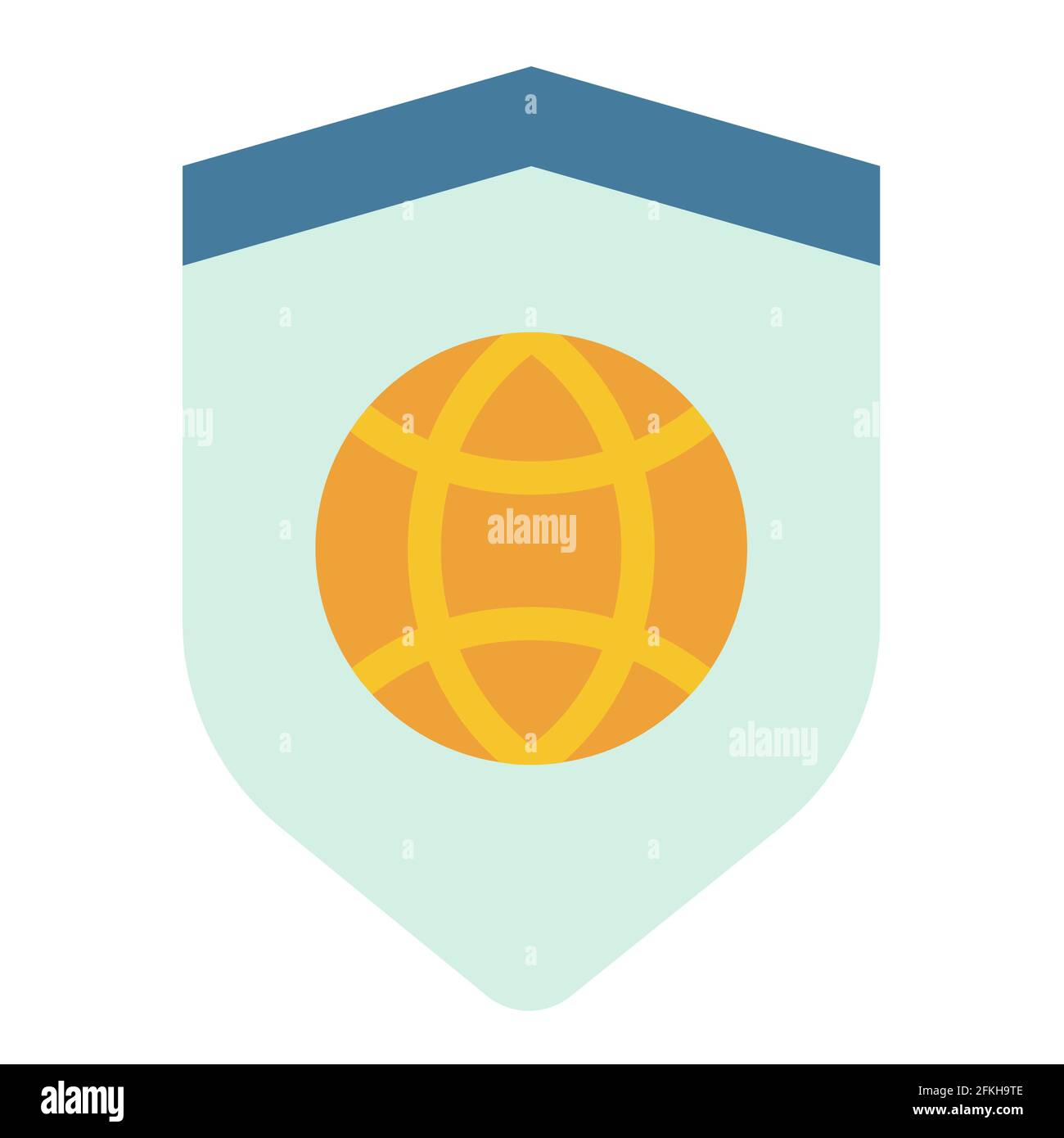 security vpn secure internet single isolated icon with flat style ...