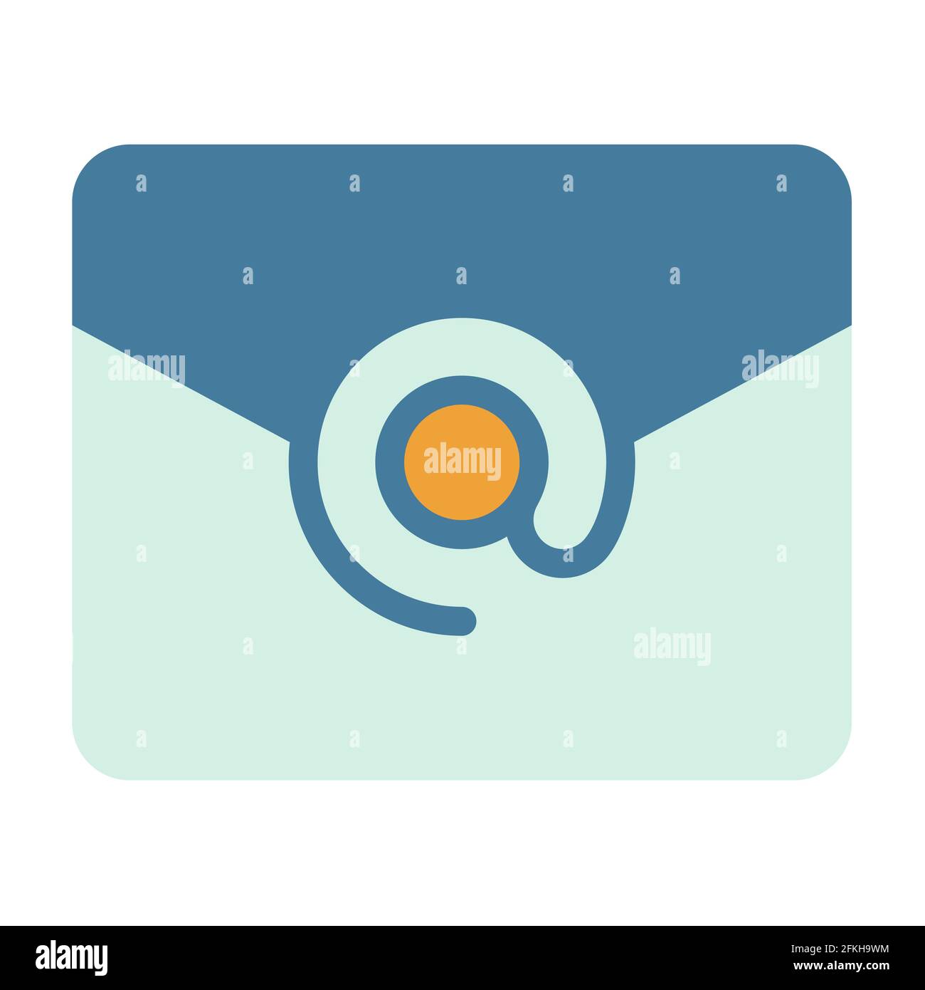 email internet message mail single isolated icon with flat style vector ...