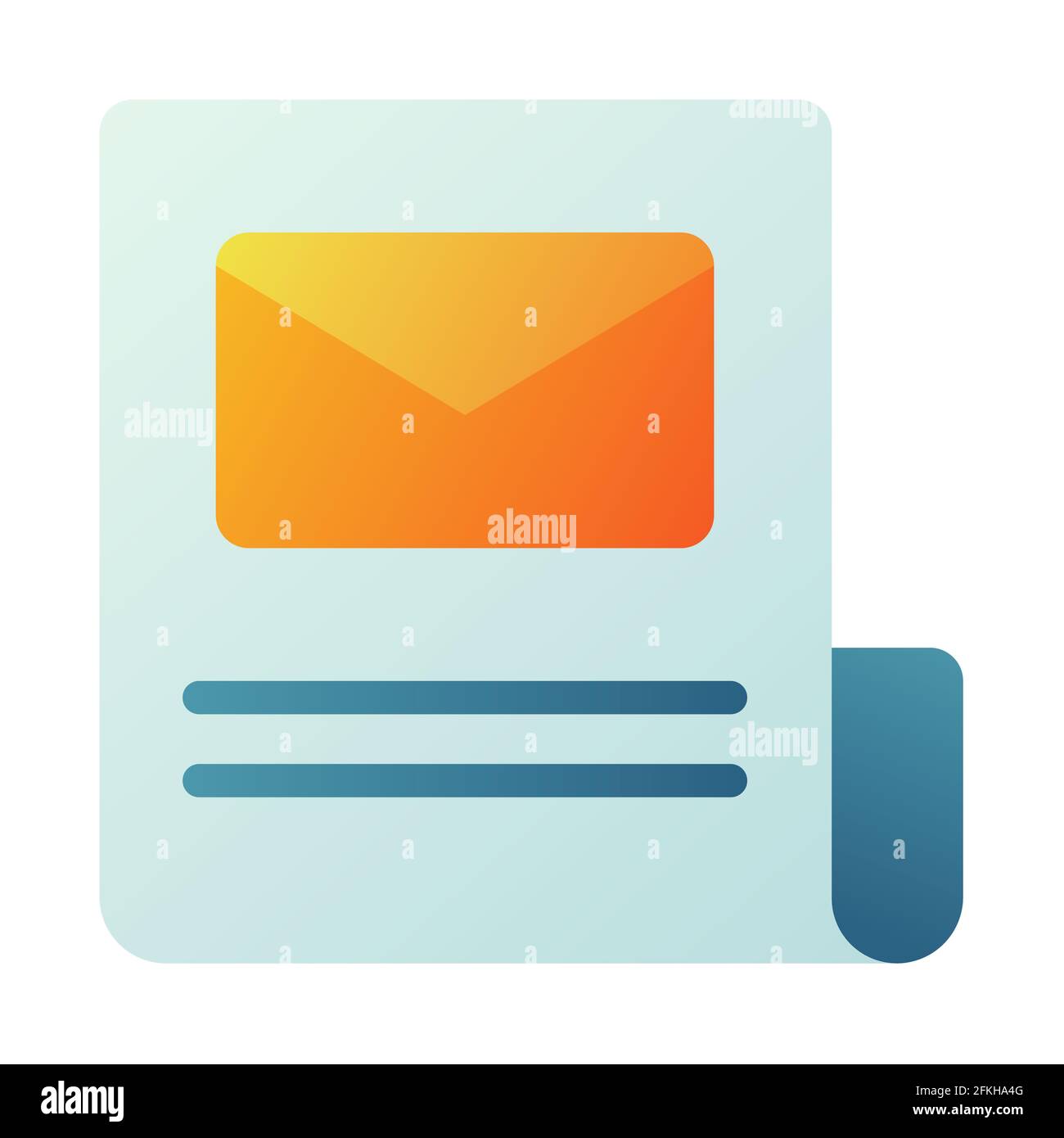 newsletter publication newspaper bulletin single isolated icon with ...