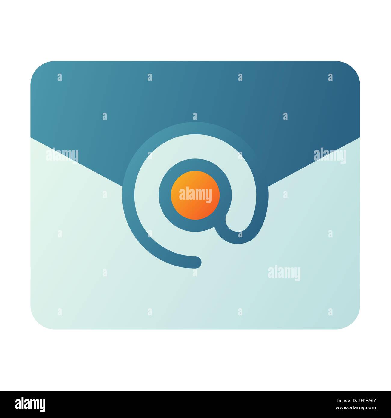 email internet message mail single isolated icon with smooth style vector illustration Stock ...