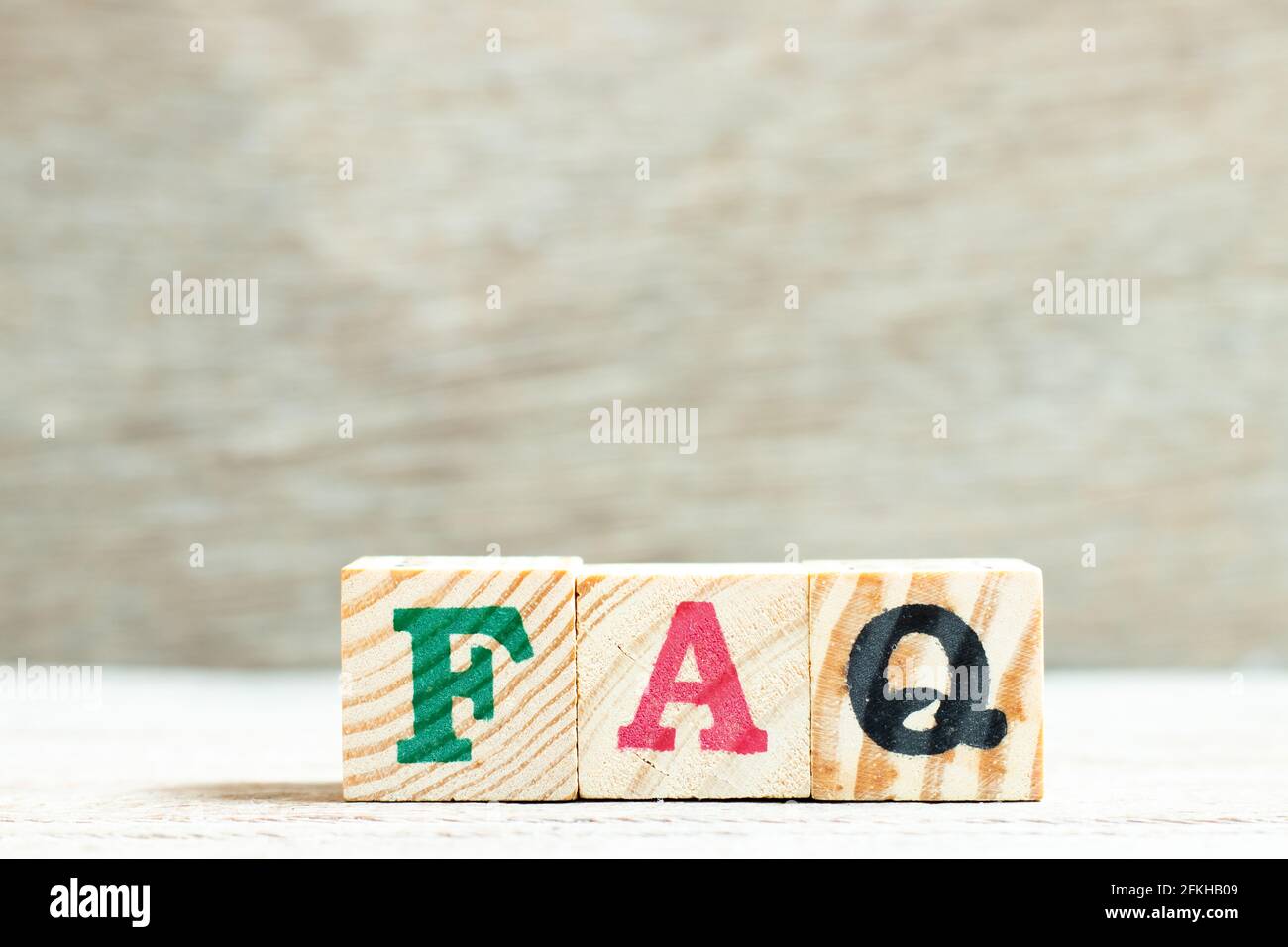 Alphabet letter block in word FAQ (Abbreviation of Frequently Asked ...
