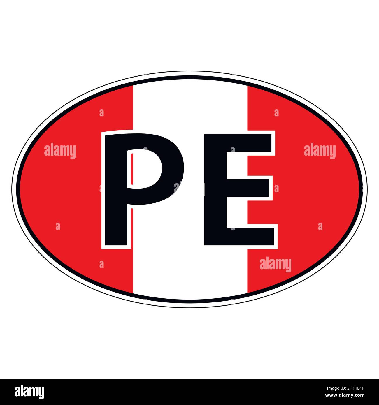 Peru flag vector hi-res stock photography and images - Alamy