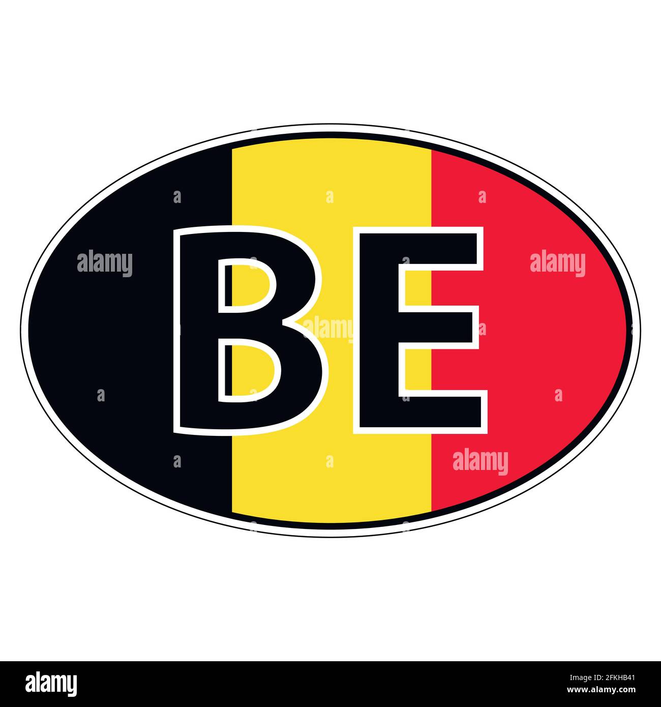 Belgium official flag Stock Vector Images - Alamy