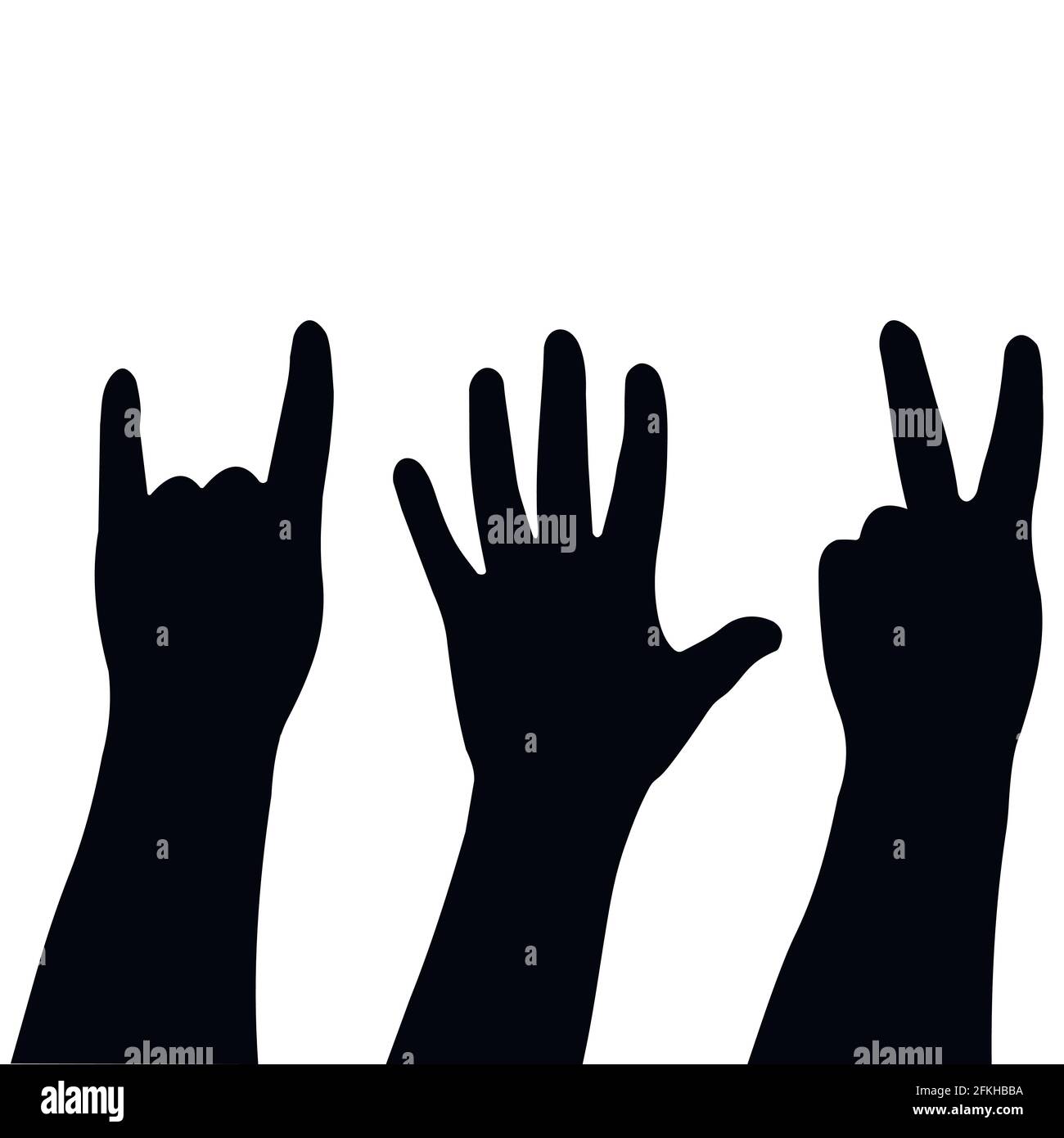 Okay hand gestures Stock Vector Images - Alamy