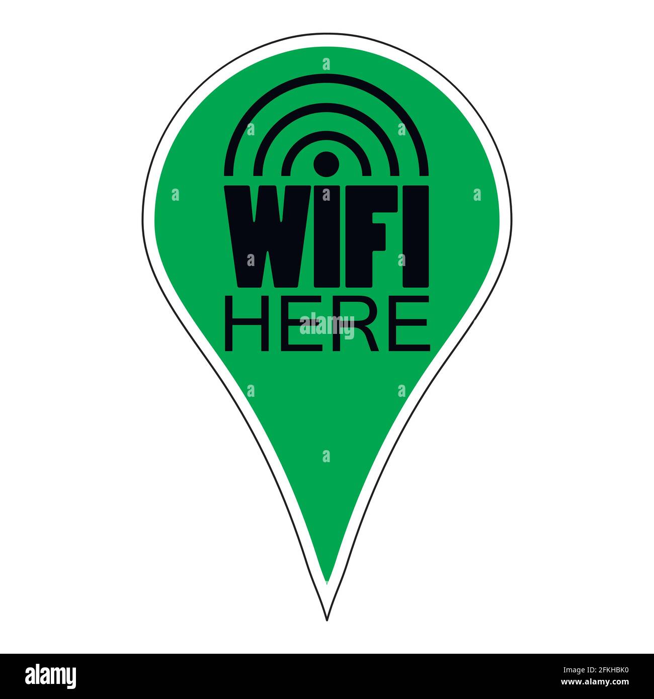 Wifi signal pictogram icon hi-res stock photography and images - Alamy