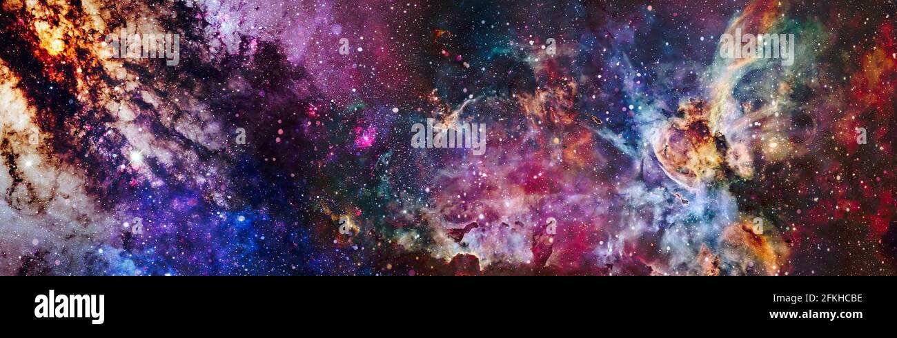 Mystical beautiful space. Unforgettable diverse space background ...