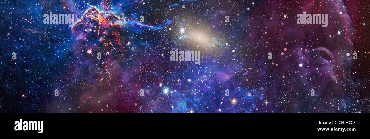 High quality space background. explosion supernova. Bright Star Nebula ...