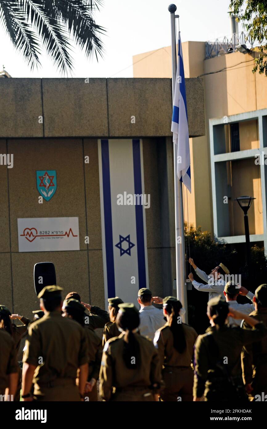 Flag incident israeli flag hi-res stock photography and images - Alamy