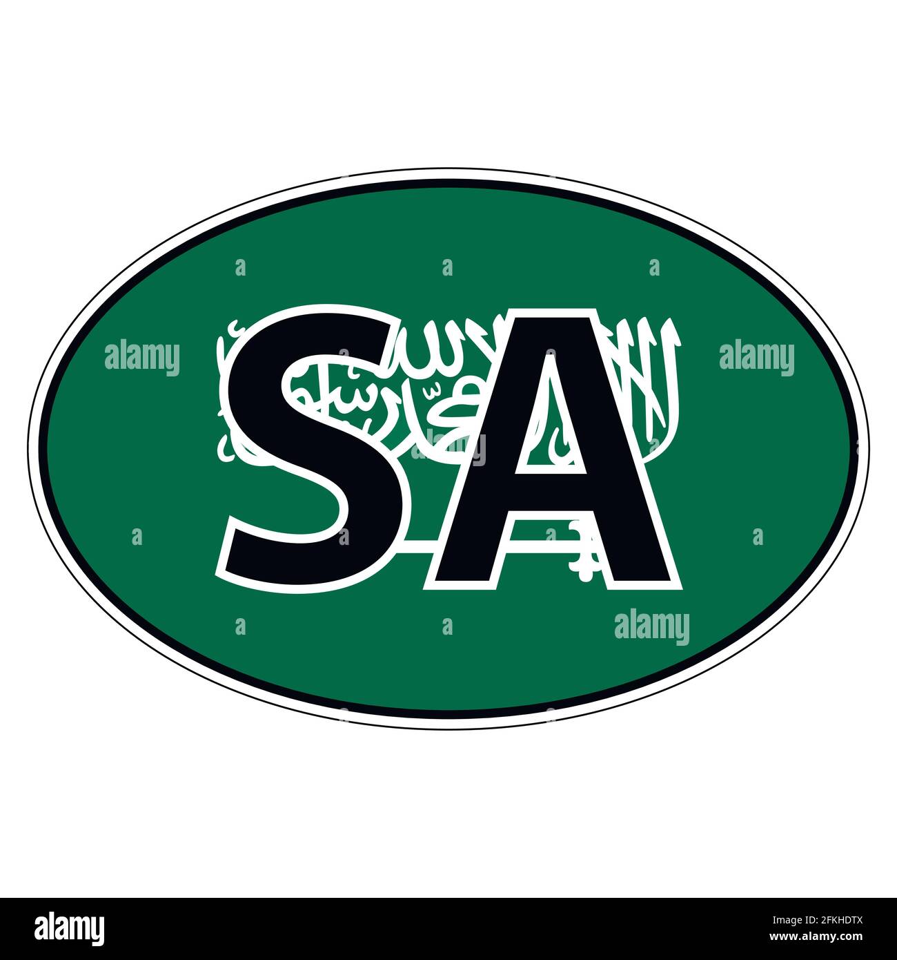 Saudi flag Stock Vector Images - Alamy