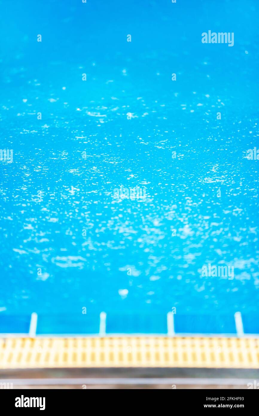 Water drops in pool hi-res stock photography and images - Alamy