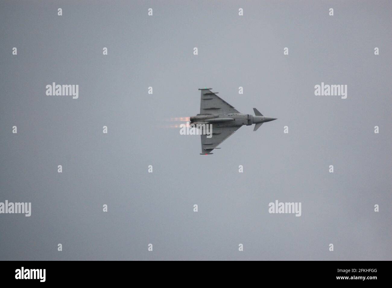 Euro fighter at Jersey Air show fast speed wings flames engine arrow ...