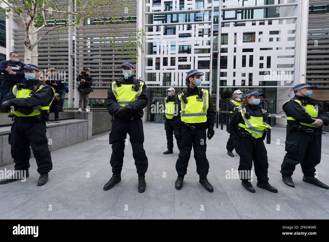 01 May 2021. London, UK. Photo by Ray Tang. Territorial Support Group ...