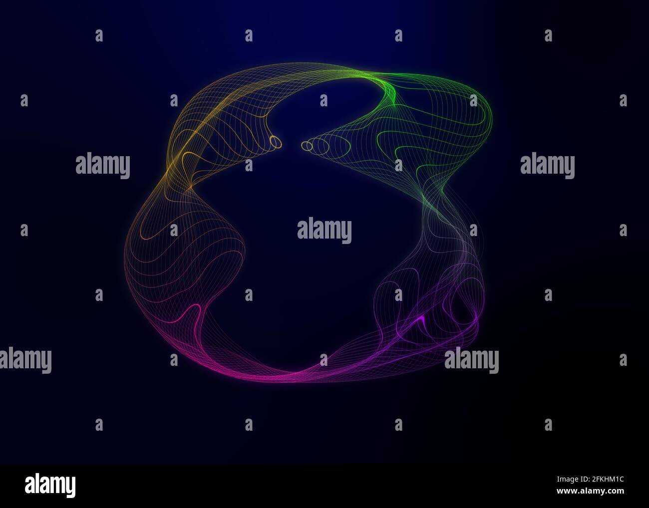 Abstract background of colored lines. Power channel Stock Photo - Alamy