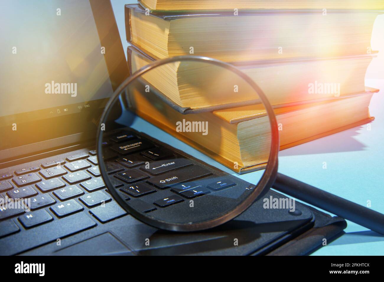 Internet search laptop keyboard hi-res stock photography and images - Alamy