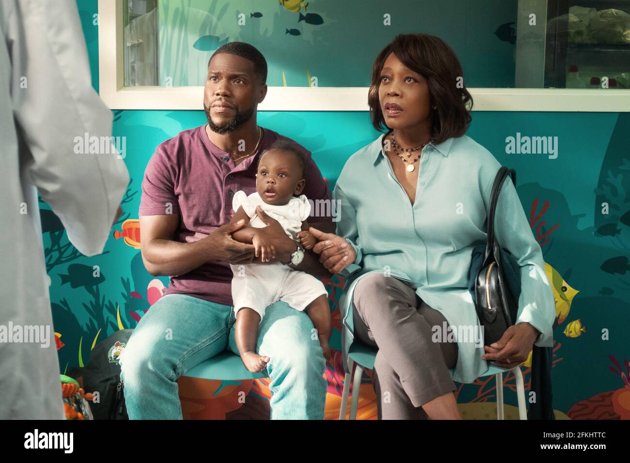 ALFRE WOODARD and KEVIN HART in FATHERHOOD (2021), directed by PAUL ...