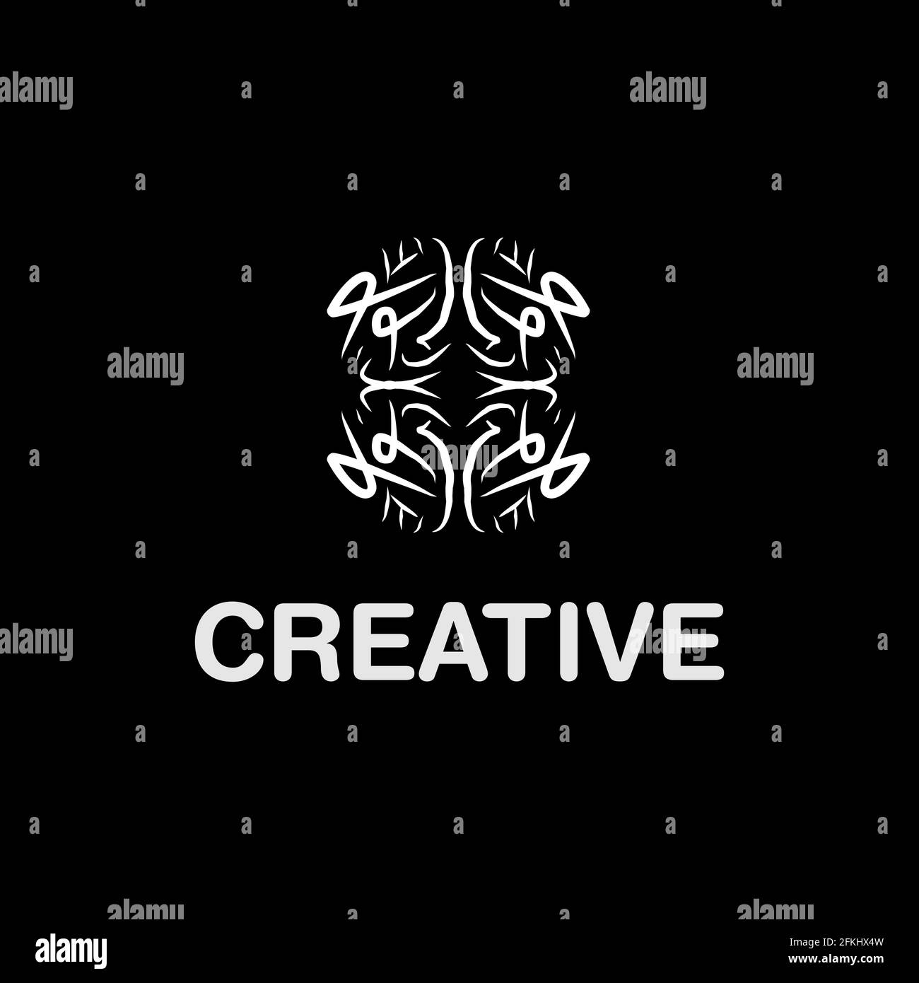 Abstract kaleidoscopic pattern design Stock Vector Images - Alamy