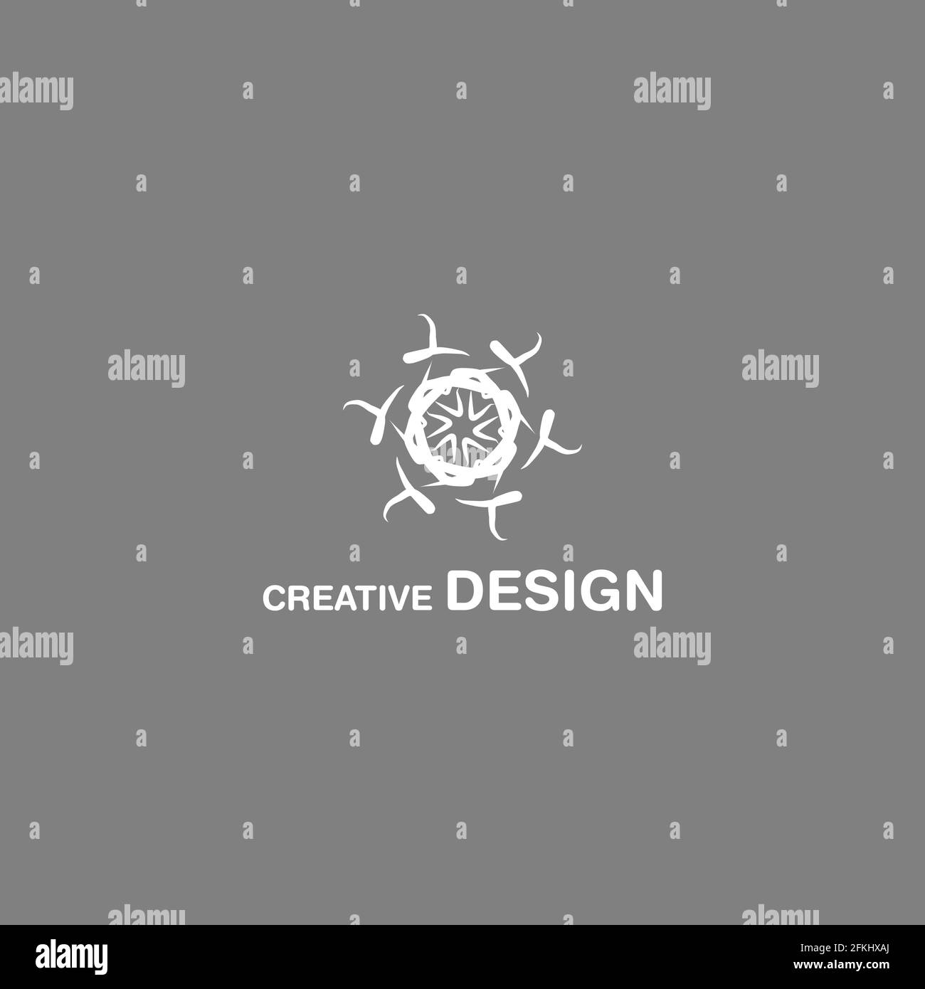 Unique Abstract Creative Logo Design Art Minimalist Logo Stock Vector ...