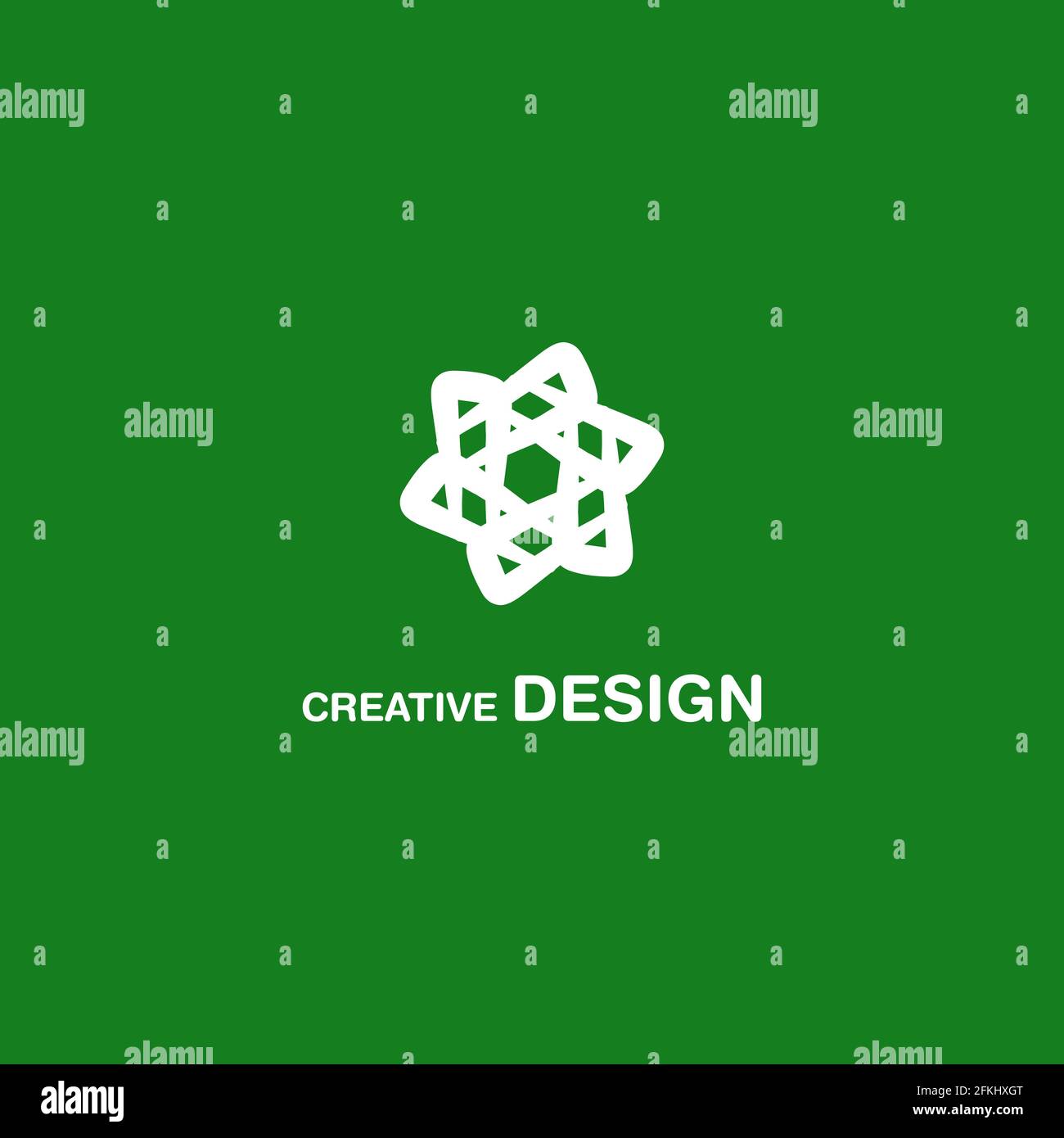 Creative White Abstract Logo Design Vector Art EPS10 Stock Vector Image ...