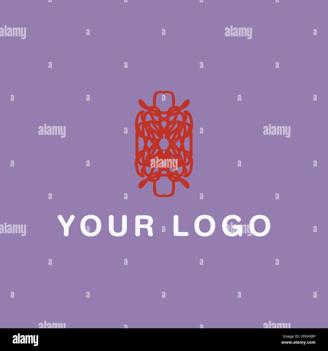 Simple Complicated Hand Drawn Logo Design Vector Art EPS10 Stock Vector ...