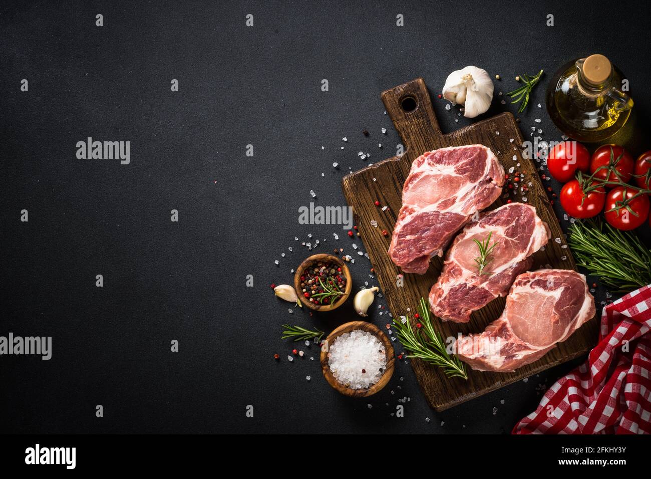 Blackboard meat hi-res stock photography and images - Alamy