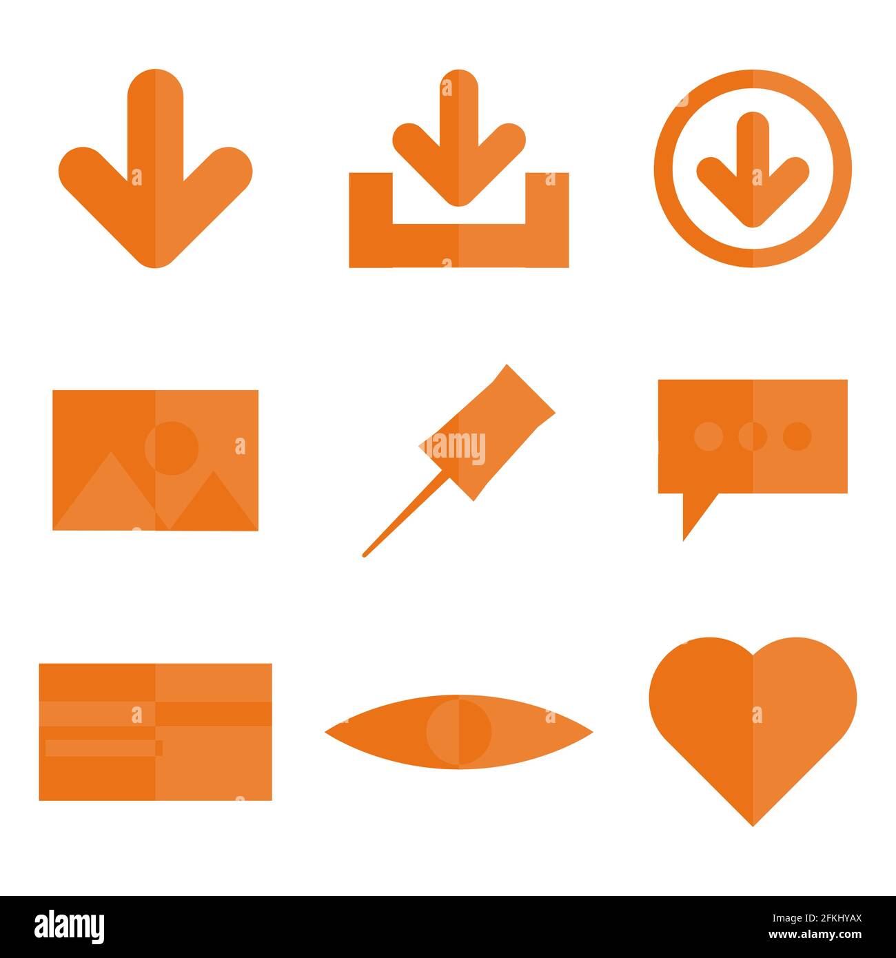 Indicator iconpack Stock Vector Images - Alamy