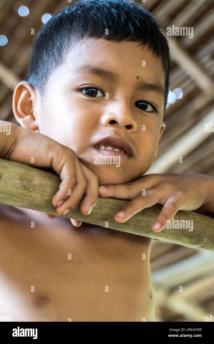 Indigenous Bora Tribe of the Peruvian Amazon Stock Photo - Alamy
