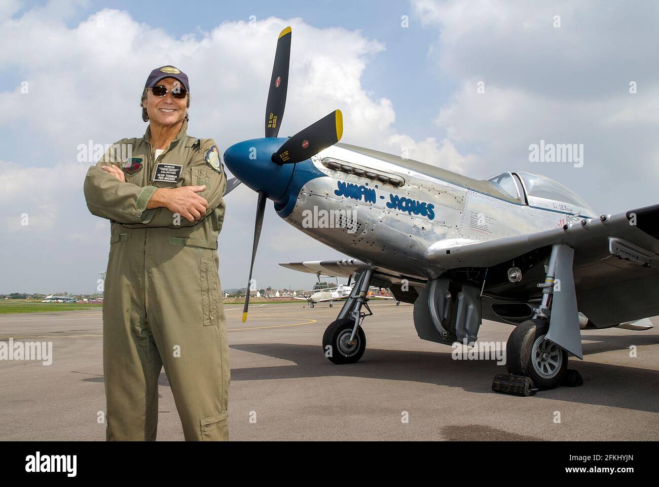 P51 Mustang Ww2 Fighter Pilot High Resolution Stock Photography and ...