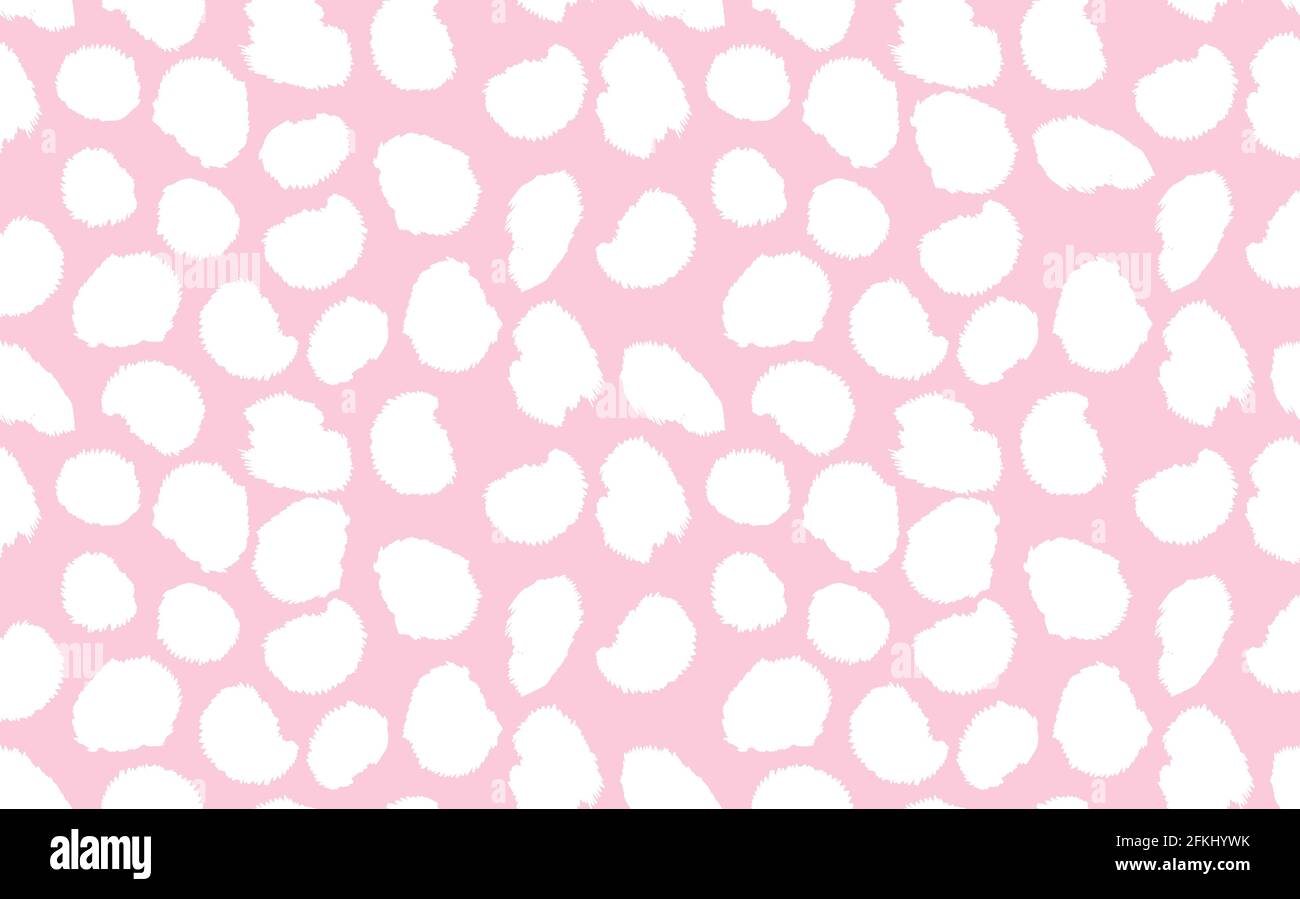 Pink And White Cheetah Print Background
