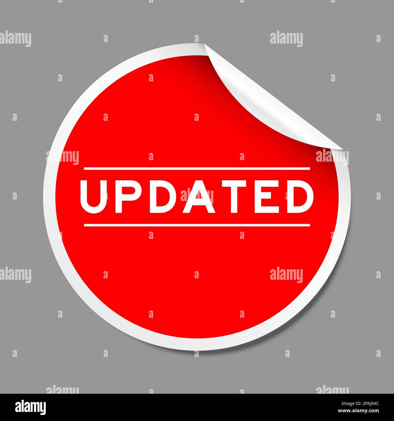 Updated word Stock Vector Images - Alamy