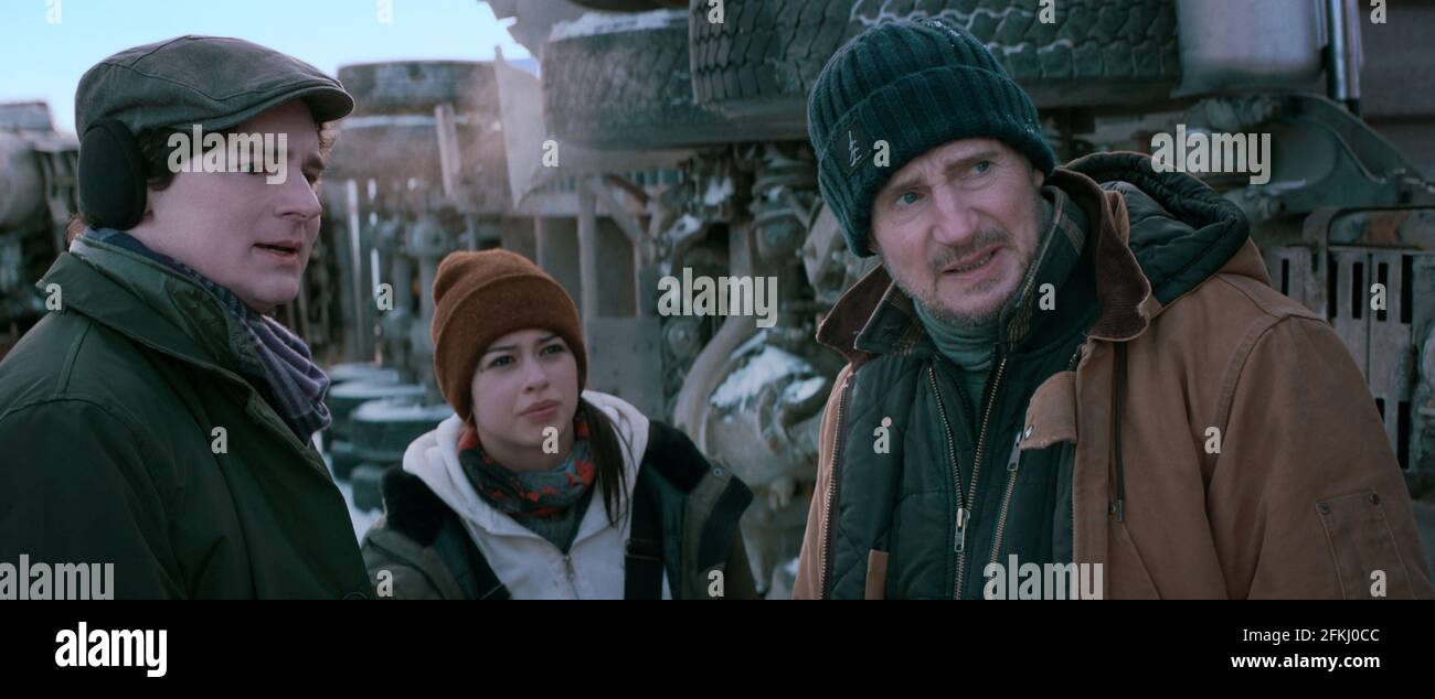 LIAM NEESON, BENJAMIN WALKER and AMBER MIDTHUNDER in THE ICE ROAD (2021 ...