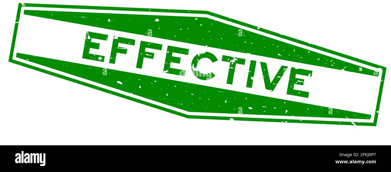 Grunge green effective word hexagon rubber seal stamp on white background Stock Vector Image ...