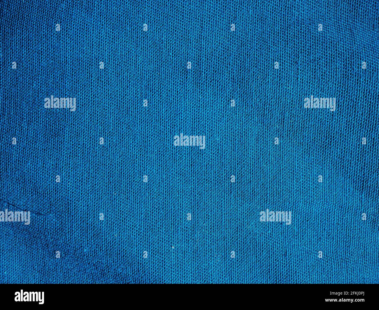 Blue cloth texture with wall texture Stock Photo - Alamy