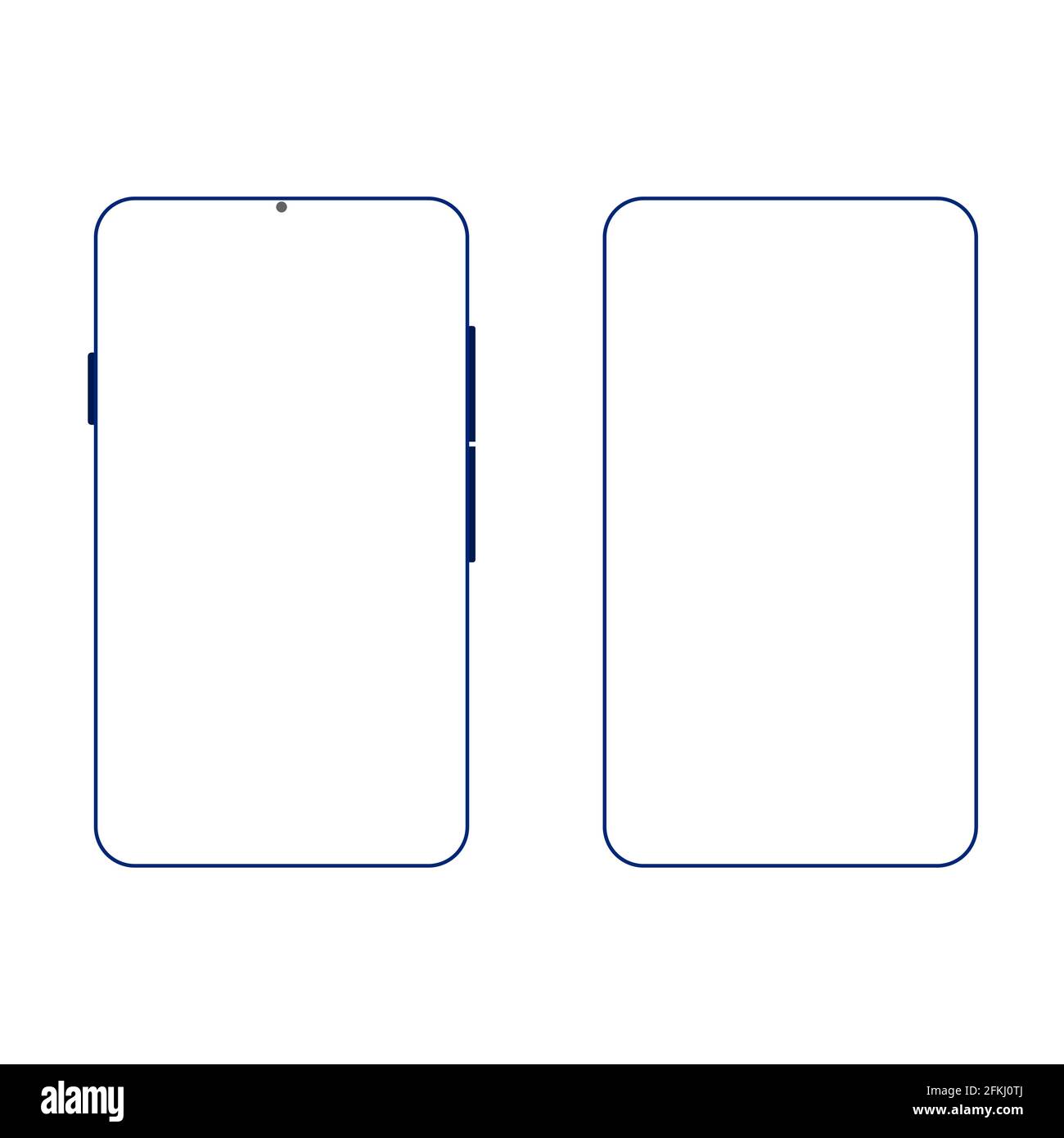 Android tuch screen mobile phone vector design Stock Vector Image & Art ...