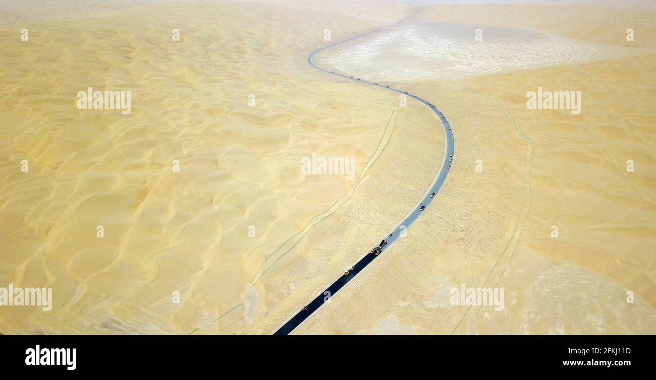 YULI, CHINA - MAY 1, 2021 - Aerial photo taken on May 1, 2021 shows ...