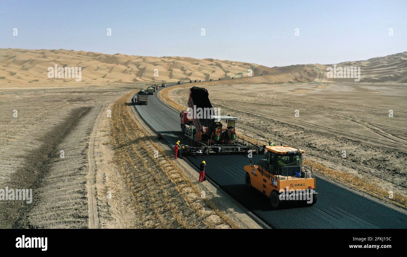 YULI, CHINA - MAY 1, 2021 - Aerial photo taken on May 1, 2021 shows ...