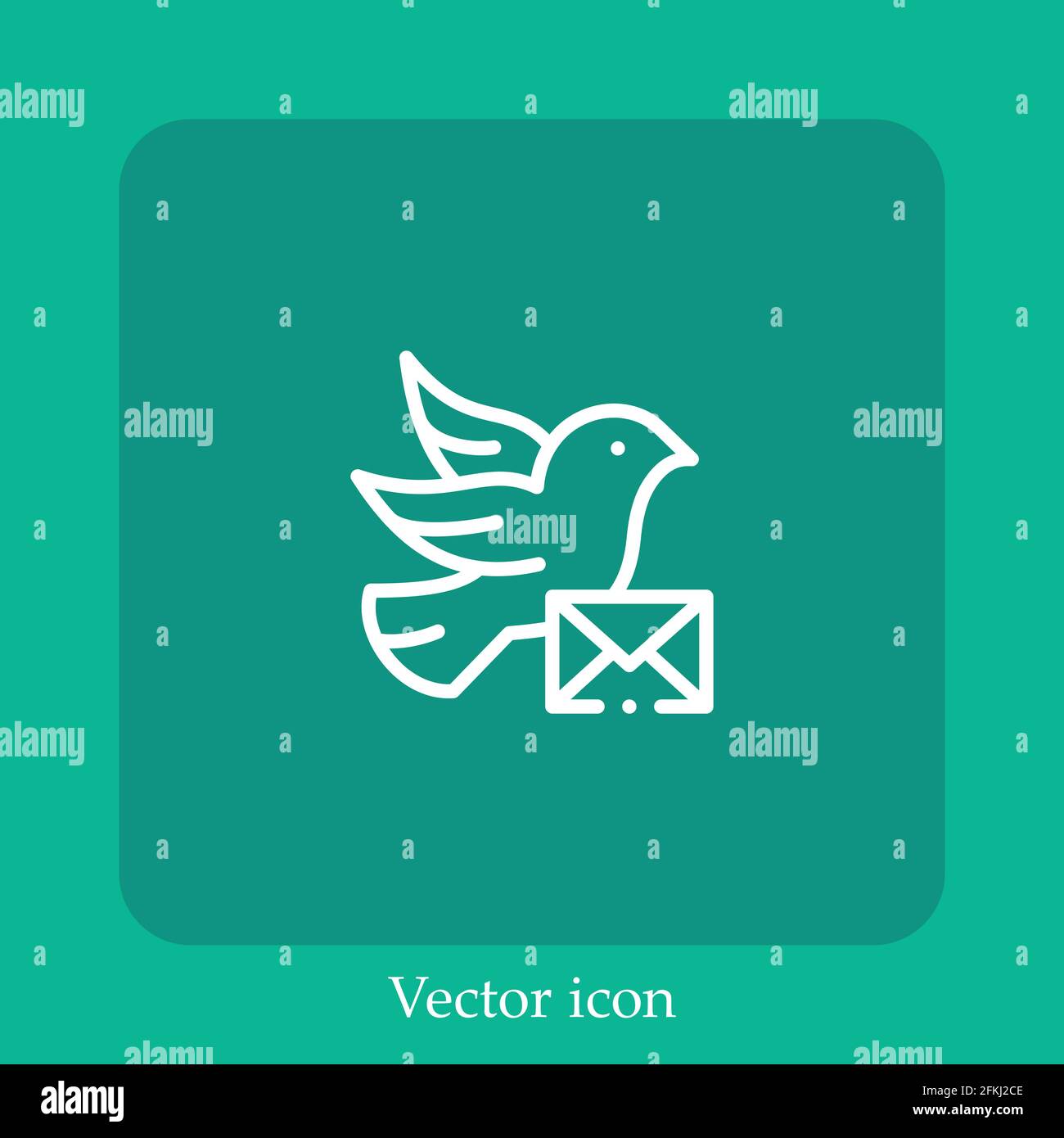 Courier pigeon Stock Vector Images - Alamy