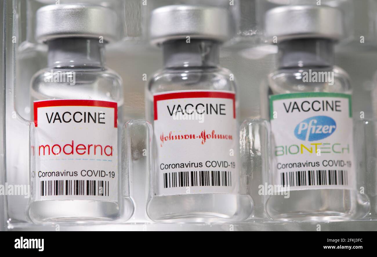 Moderna logo vials hi-res stock photography and images - Alamy