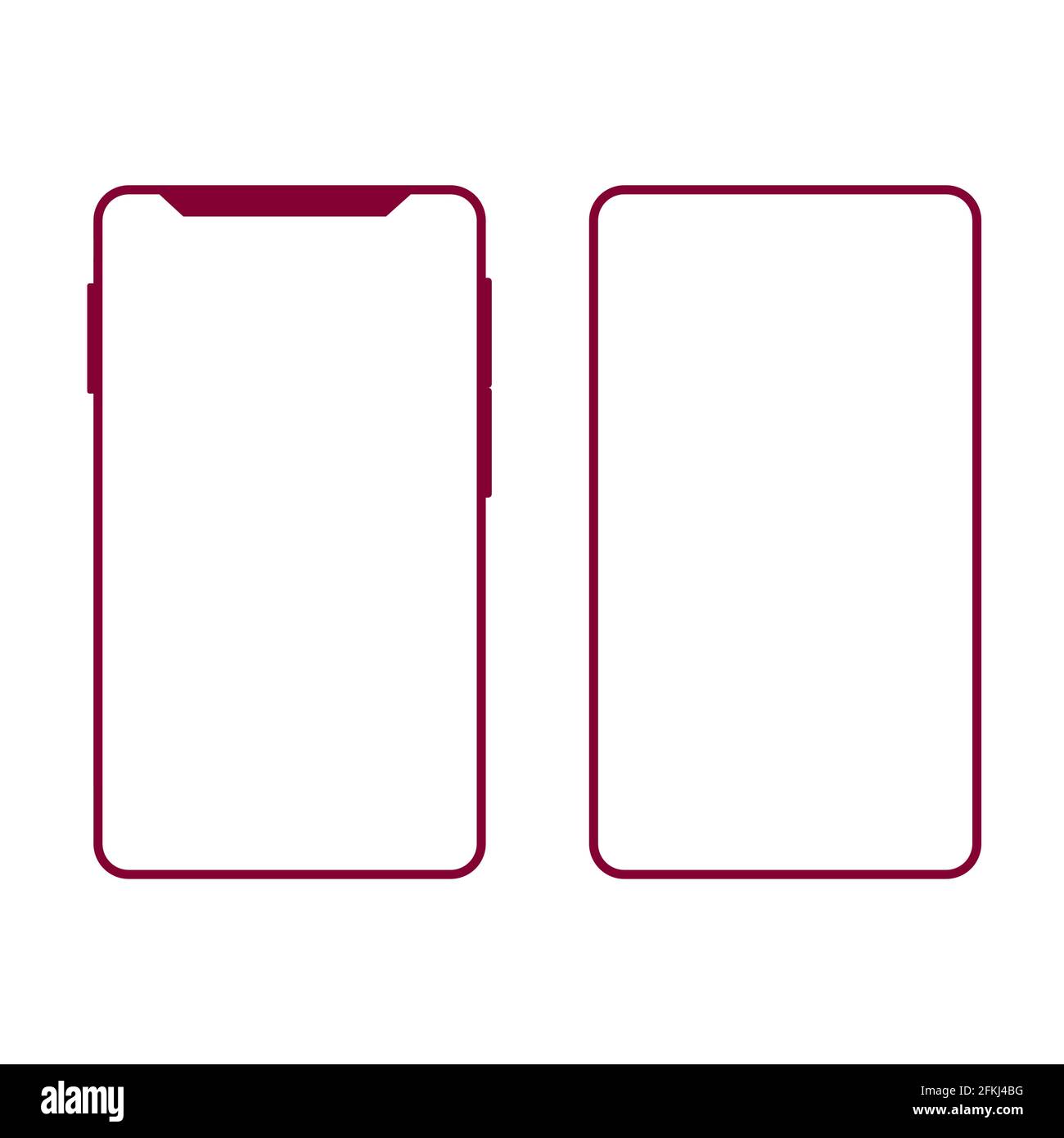 Android tuch screen mobile phone vector design Stock Vector Image & Art ...