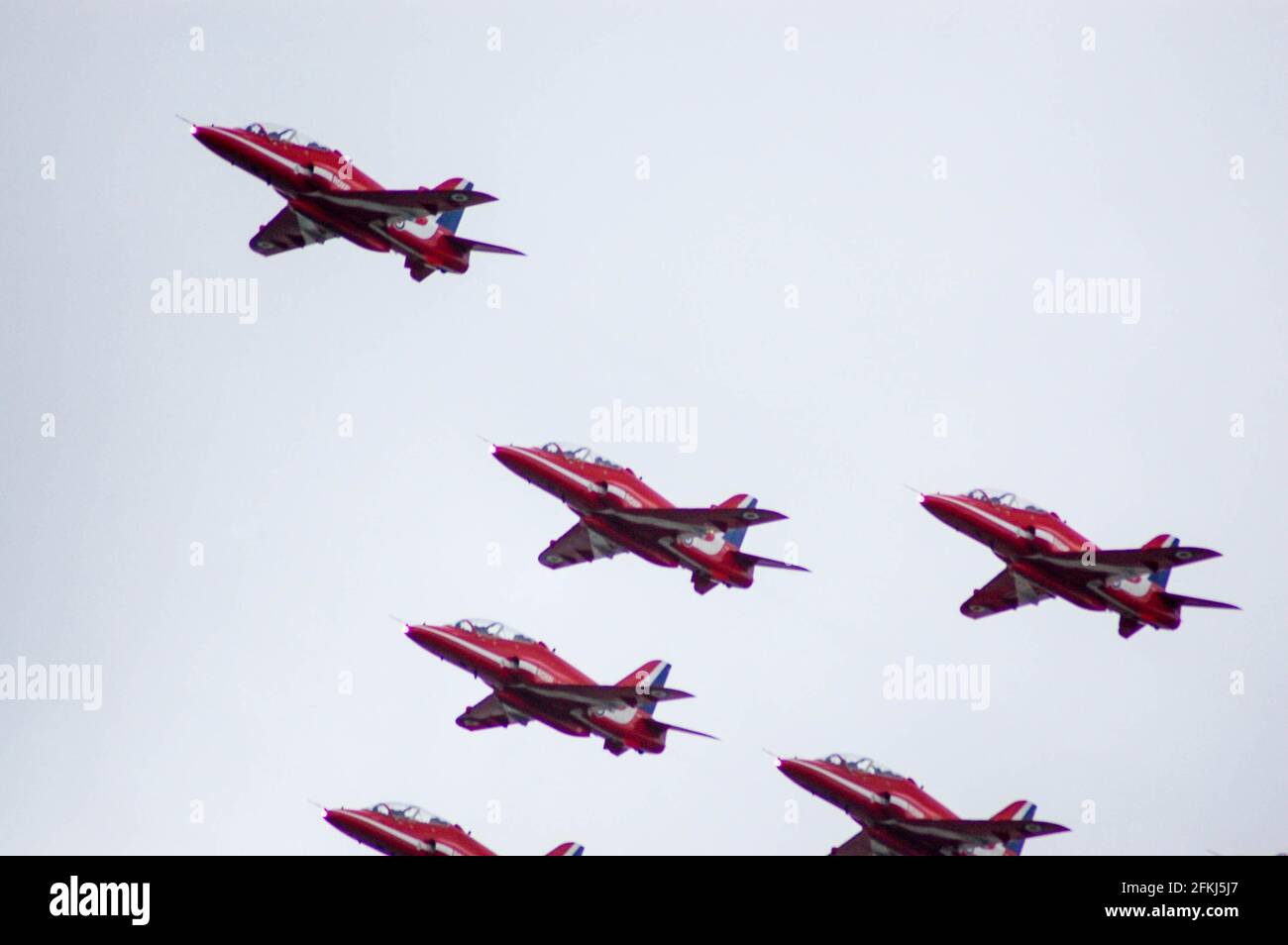 Red Arrows display team Stock Photo - Alamy