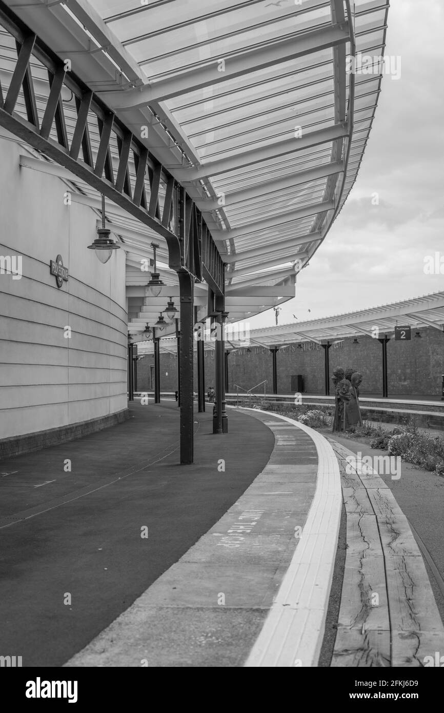 Spring station Black and White Stock Photos & Images - Alamy