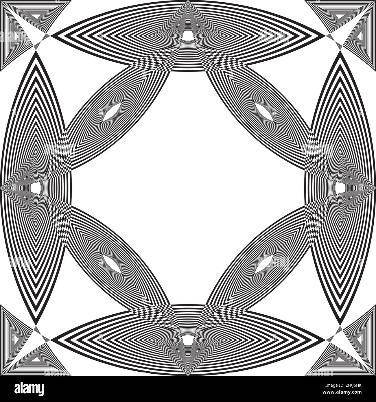 frame project intersections abstract arabesque black on transparent ...