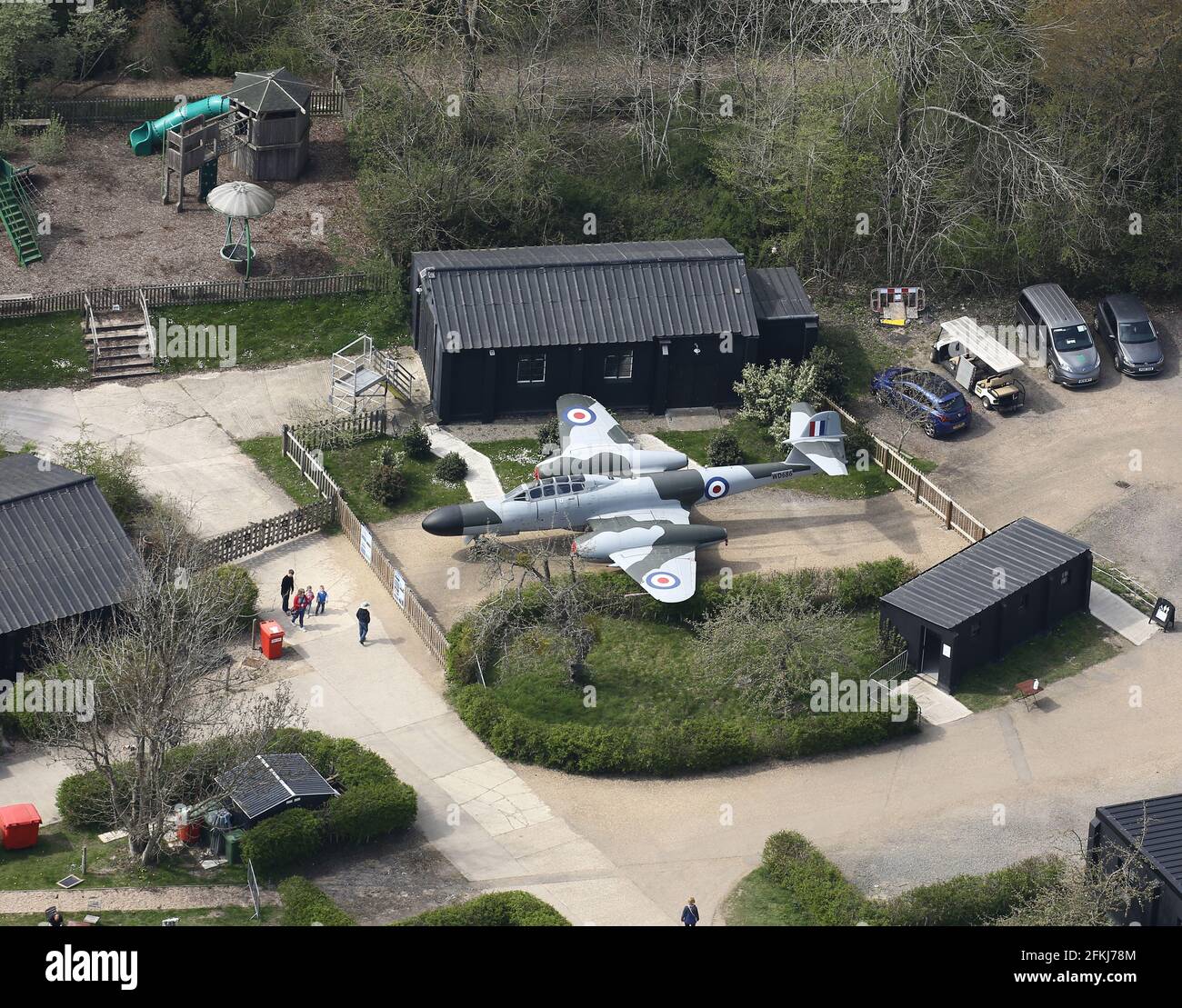 RAF Defford's last Gloster Meteor back on loan Stock Photo - Alamy